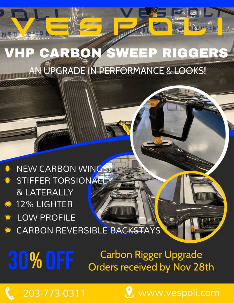 VHP Carbon Sweep Riggers | Vespoli